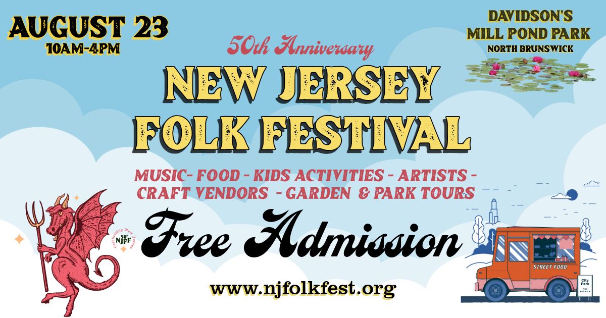 The NJ Folk Festival Celebrates 50 Years on August 23
